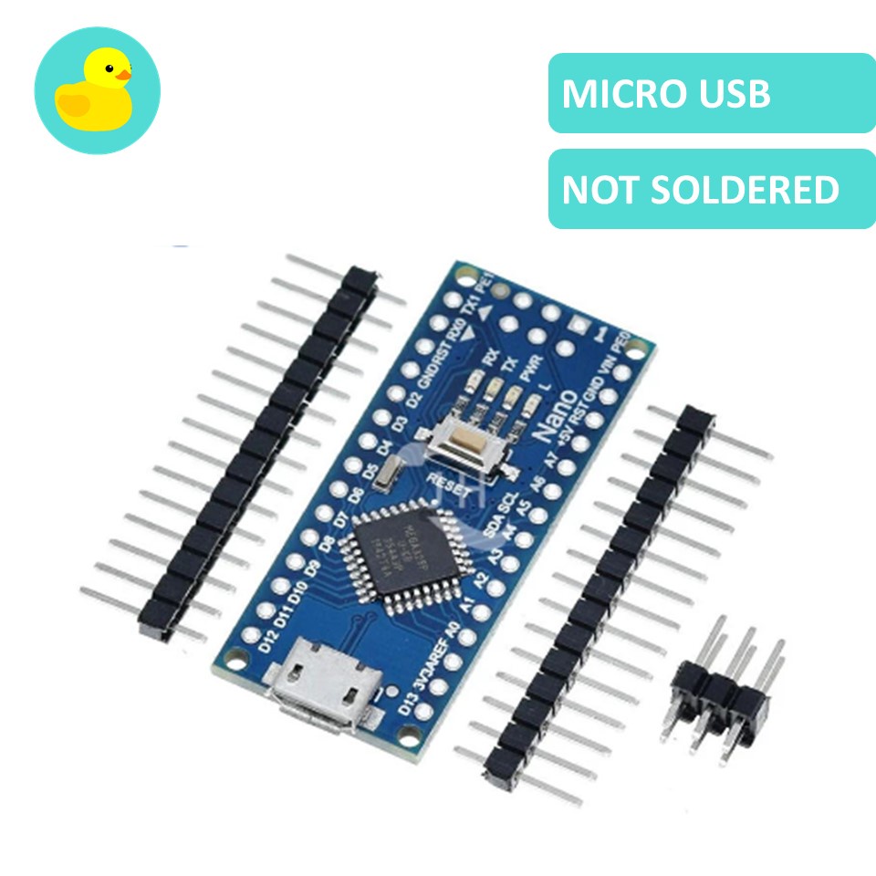 Arduino Nano V3.0 With Mini USB / Micro USB Cable | Shopee Malaysia