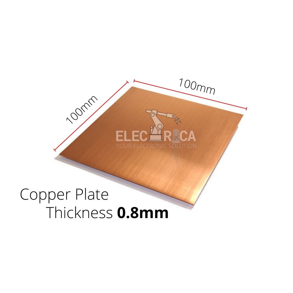 99.9% Pure Solid Copper Tembaga Plate / Brass Copper DIY Handmade ...