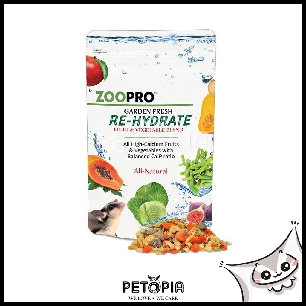 Exotic Nutrition ZooPro Garden Fresh Re-hydrate [40g/283g] | Sugar ...