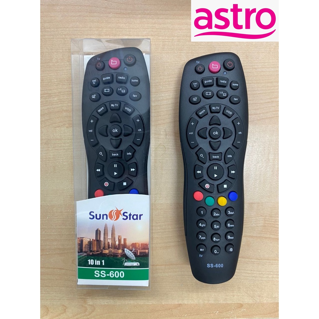 Astro New Beyond PVR Remote Control 10 In 1 (Sunstar) SS-600 | Shopee ...