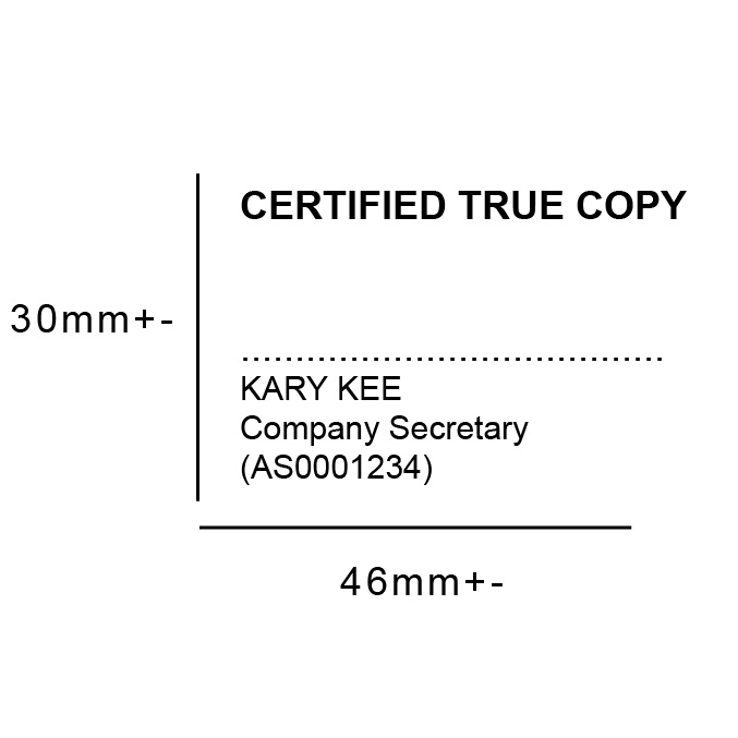 Custom Made Rubber Stamp ~ Company Chop ~ Address Chop ~Signature Chop ...