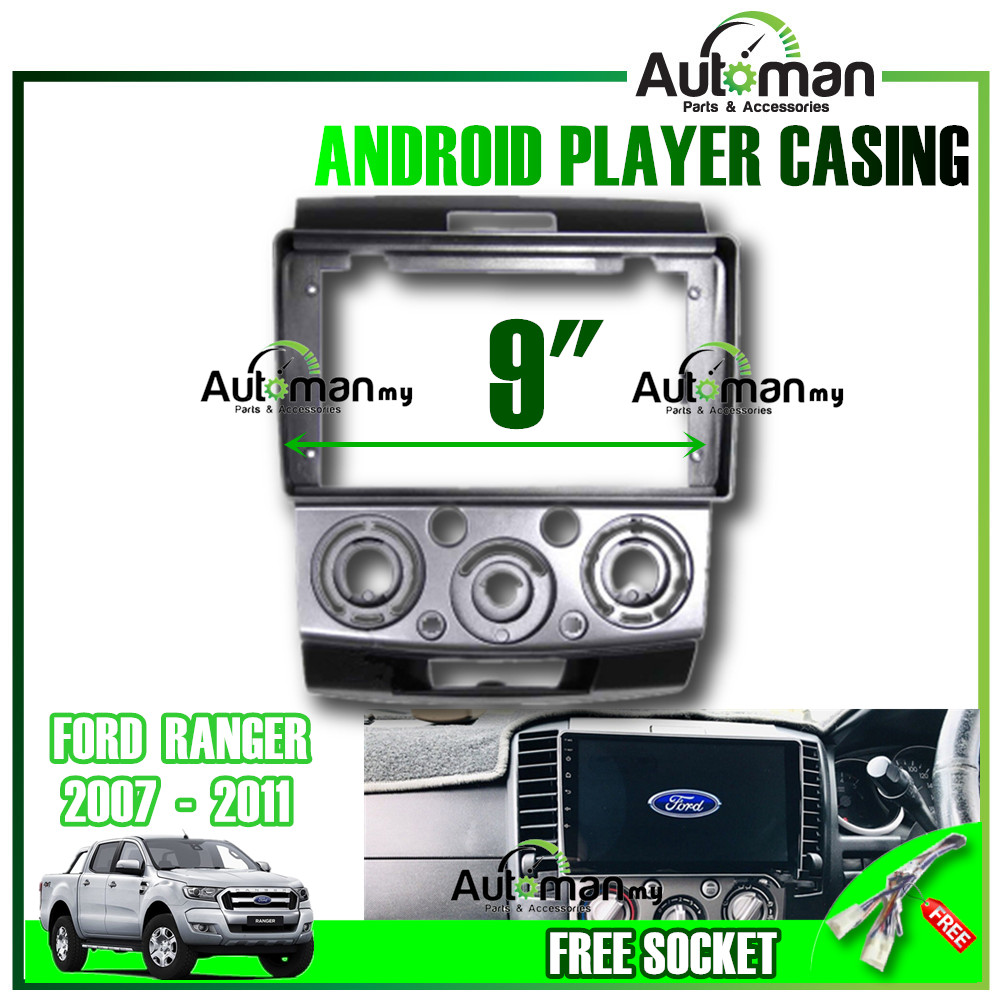 Casing Android Ford Ranger 2007 - 2011 Dashboard Audio Android Player ...