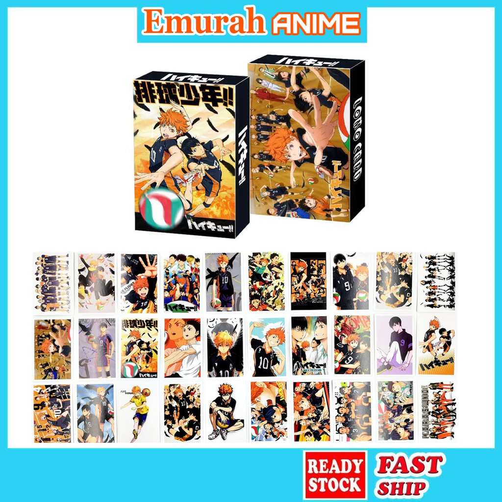 Haikyuu Lomo Card 30pcs Anime Manga Photocard Photocards Haikyu ...