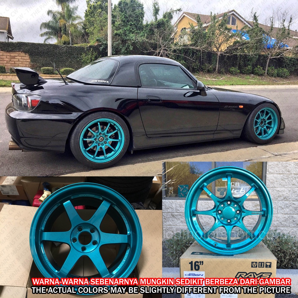 [ CE28 / TE37 Hyper Green Sport Rim Paint WL10 ] Aikka Motor Car Color ...