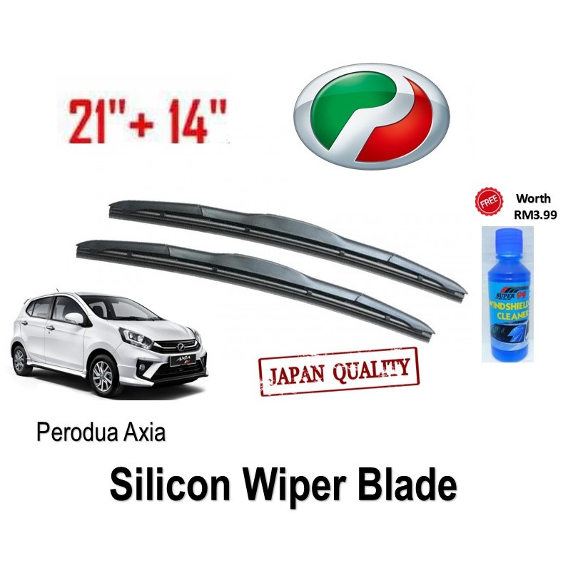 Perodua Axia Silicone Silicon Wiper Blade Japan Quality | Shopee Malaysia