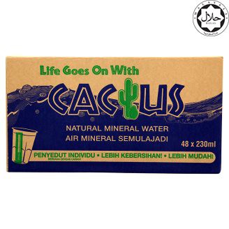 Cactus Natural Mineral Water bottle packing 24 x 250ml | Shopee Malaysia