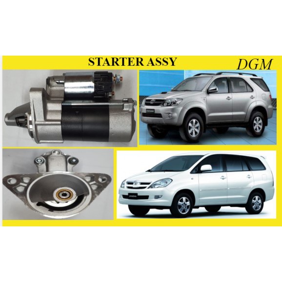 TOYOTA INNOVA 2.0 TGN40 / FORTUNER 2.7 TGN51 2010Y STARTER ASSY (RECOND ...