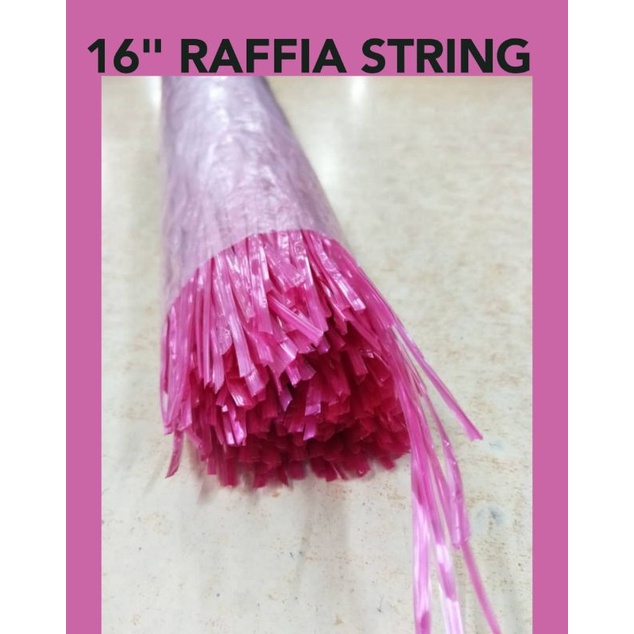 Tali Rafia Ikat Tapao / 16" Raffia String / 16" Tali / Tali Belum Ikat ...