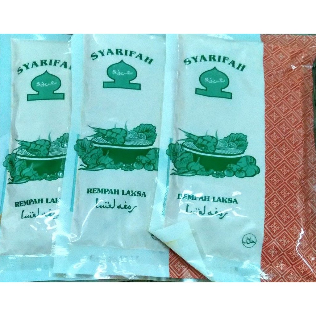 2 Pack Sharifah Rempah Laksa Johor 100g | Shopee Malaysia