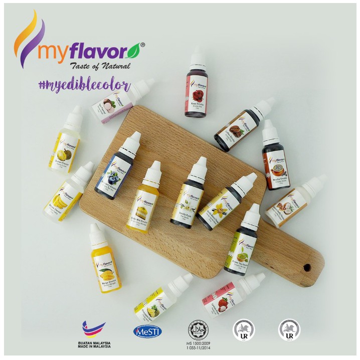 Myflavor Emulco 25g (Red Velvet / Caramel / Pandan Coconut / Coffee ...