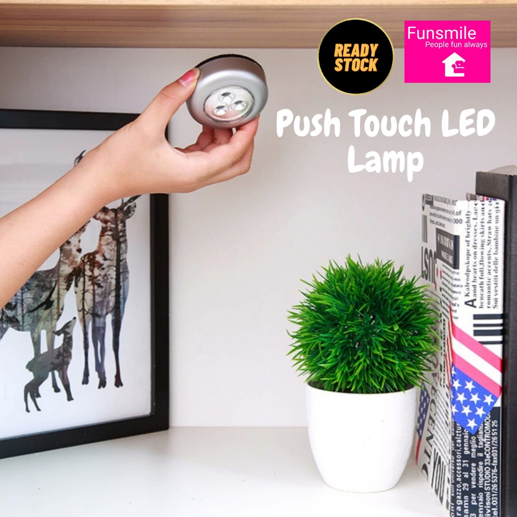 Led Push Touch Lamp Led Mini Light Led Emergency Light Lampu Led Magnet ...