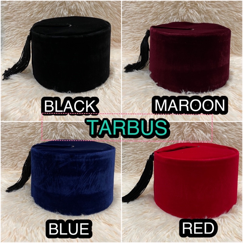 KOPIAH TARBUS HIGH QUALITY VELVET 4.5” | Shopee Malaysia