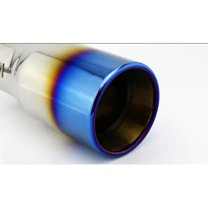 Exhaust tip titanium blue plug and play tail pipe axia myvi alza wira ...