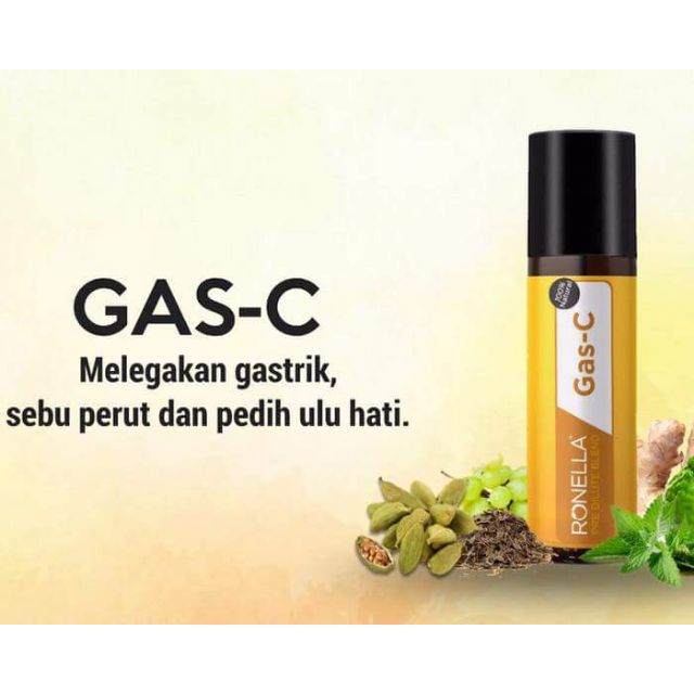 Ronella Gas C (gastrik, sebu perut, pedih ulu hati) | Shopee Malaysia