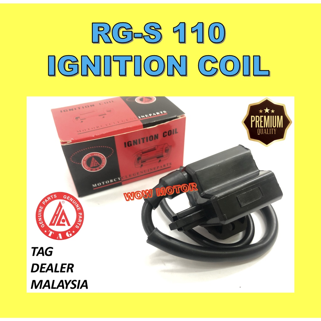 RG 110 IGNITION COIL TAG RG SPORT PLUG COIL STD RGS BODY COIL RG-S KOIL ...