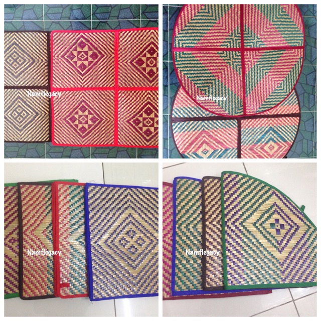 Tikar Mengkuang Alas Makanan | Shopee Malaysia