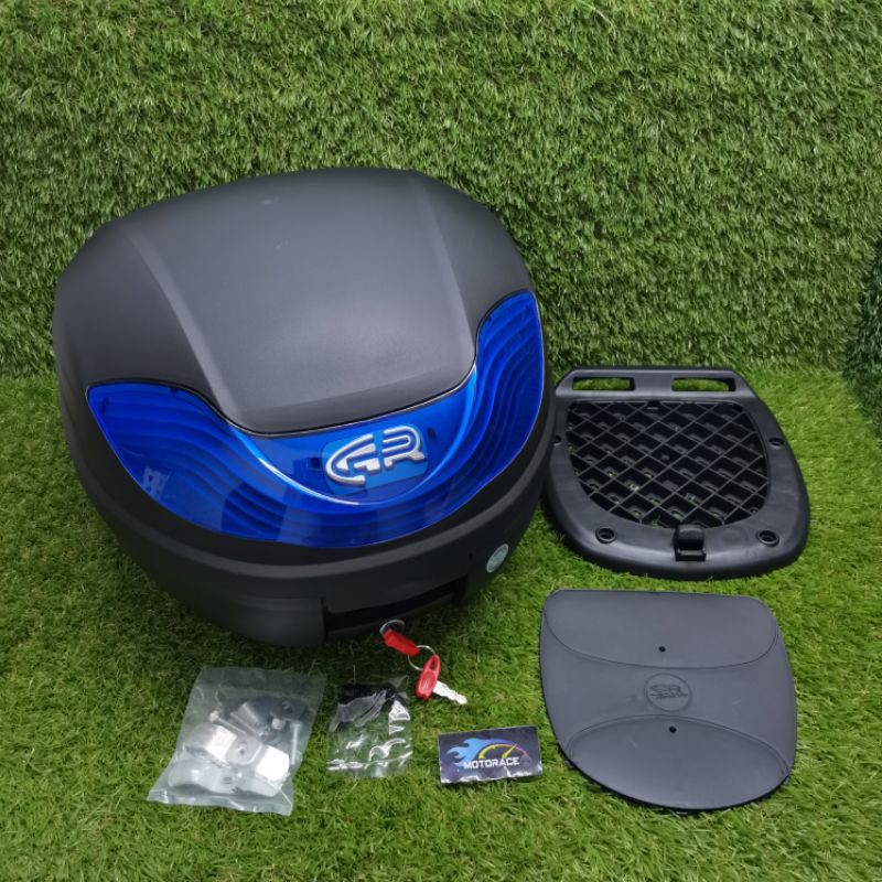 GR RACING REAR BOX MOTORCYCLE 205 30L WITH TAPAK MONORACK | Shopee Malaysia
