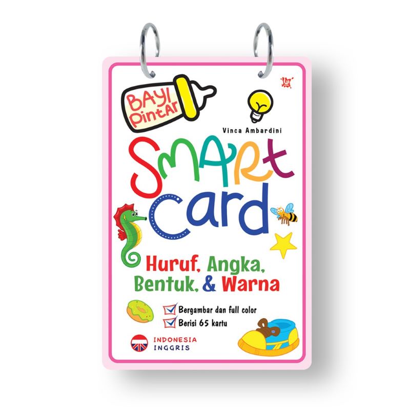 Smart Card Baby Book: Letters, Numbers, Shape & Color | Shopee Malaysia