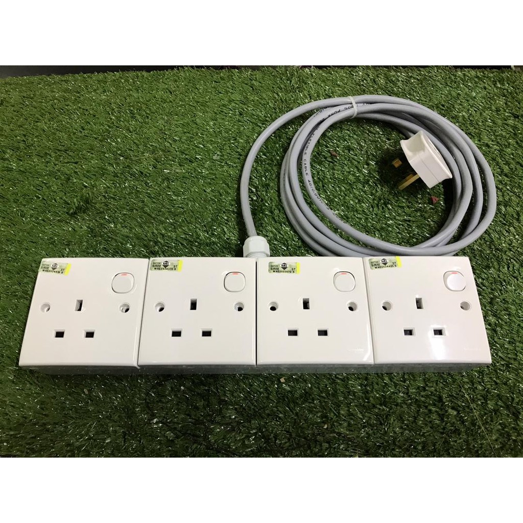 SIRIM APPROVED - Extension Socket QUALITY 1G / 2G / 3G / 4G - Clipsal ...