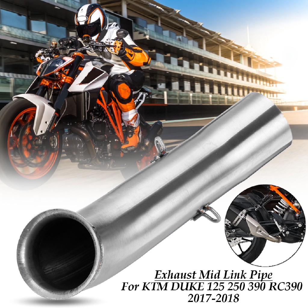 Motorcycle Exhaust Mid Link Pipe For KTM DUKE 125 250 390 RC250 RC390 ...