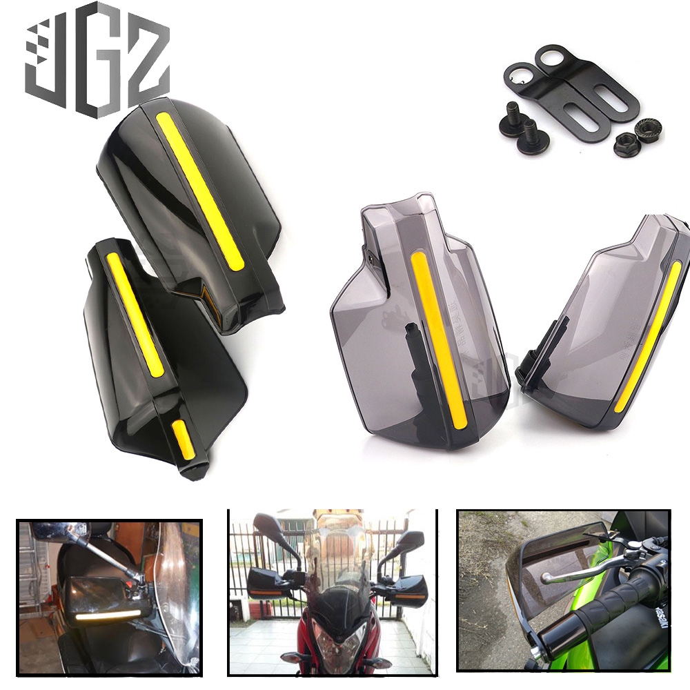 1 Pair Universal Motorcycle Scooter Hand Guards Handguard for 7/8 Bar ...