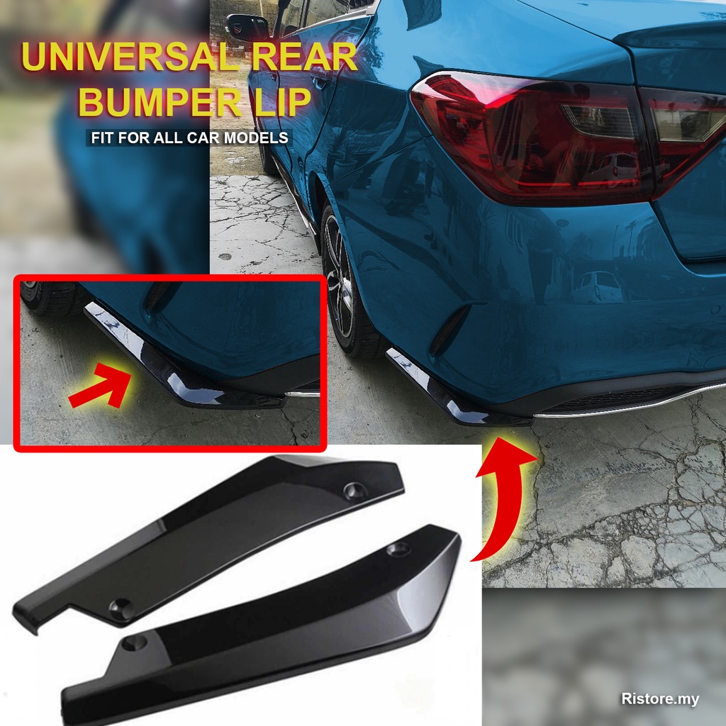 【READY STOCK MALAYSIA】Universal Car Rear Bumper Lip Wrap Angle ...
