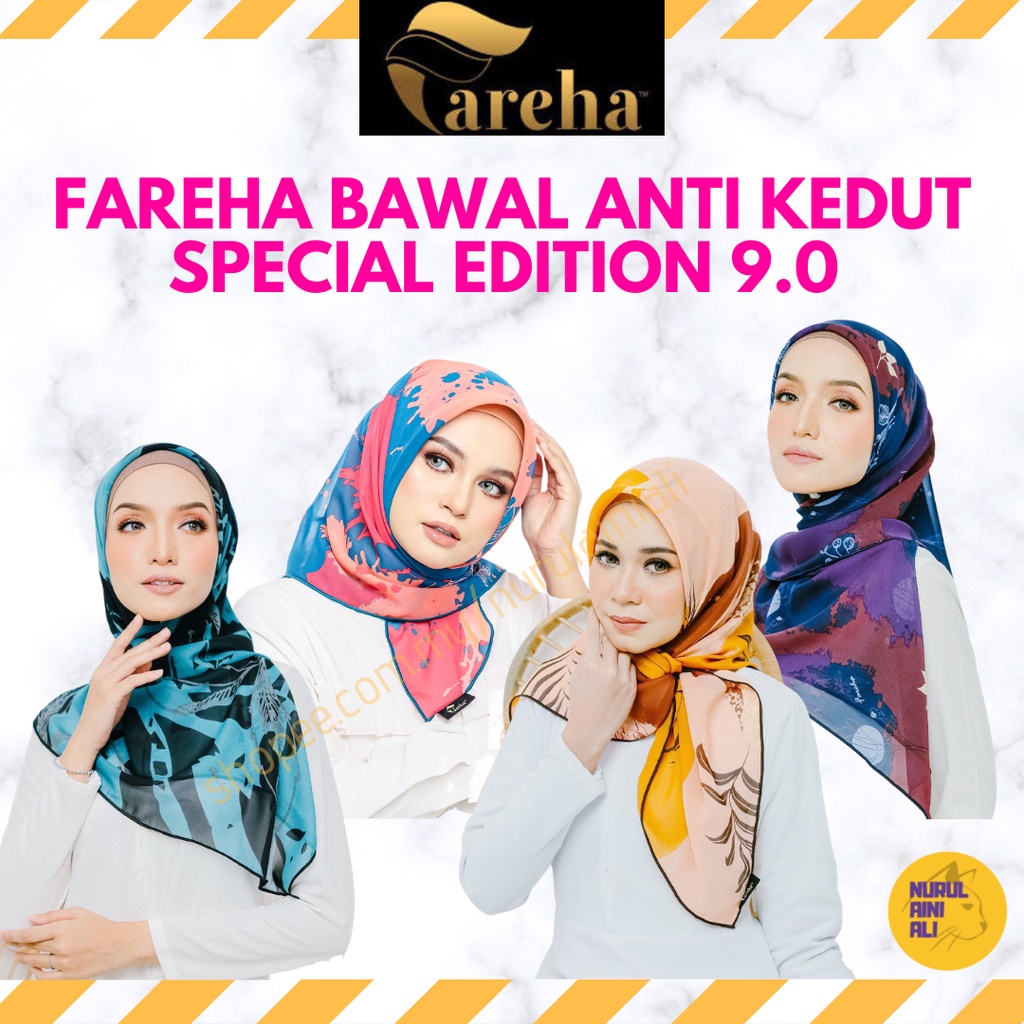 Fareha Bawal Anti Kedut by Fareha HQ / Cik Fa Special Edition 9.0 ...