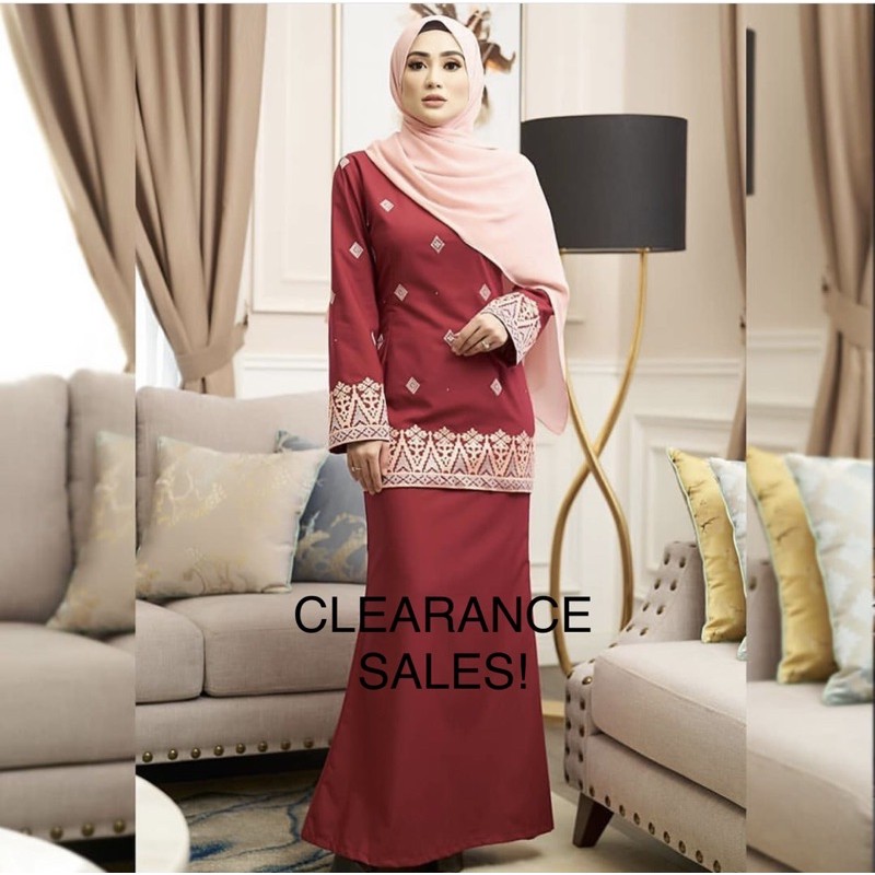 🔥CLEARANCE SALES🔥 BAJU SONGKET WAWAZAINAL RTW | Shopee Malaysia