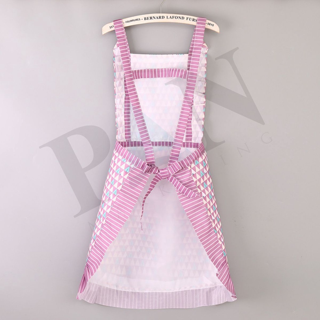 Waterproof Apron Kitchen H-Type Strap Design Denim Lace Apron Unisex ...