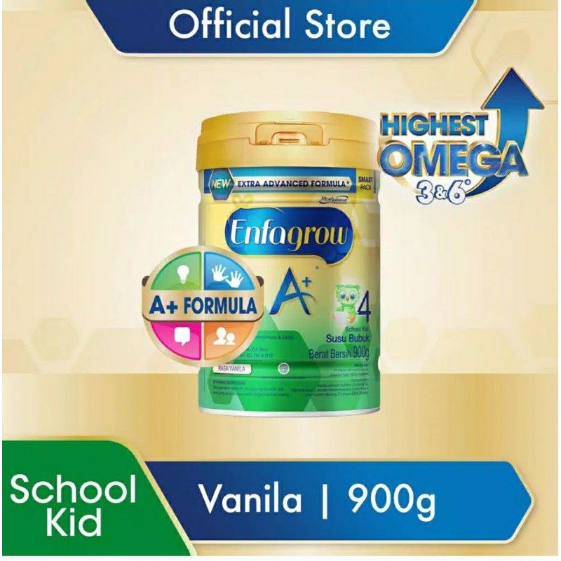Enfagrow A+4 Vanilla 900gr - Children's Growth Formula Milk | Shopee ...
