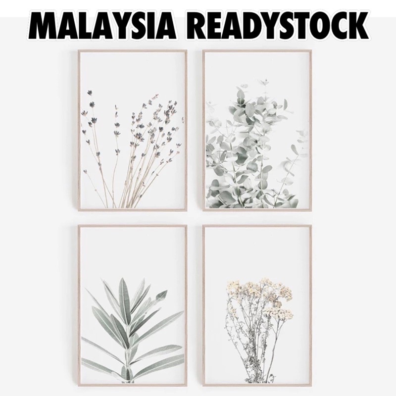 Malaysia Frame Lavender Eucalyptus Posters. Canvas Painting Farmhouse ...