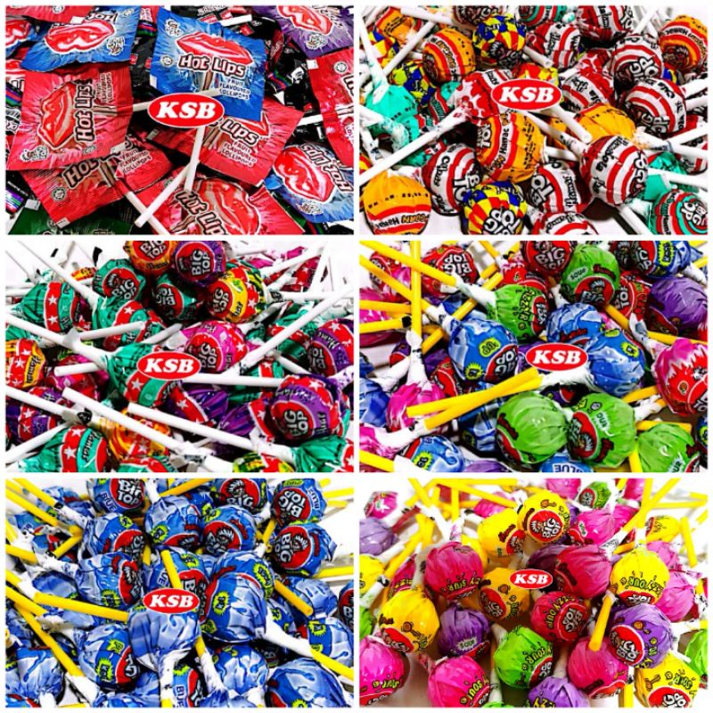 Gula Gula Lollipop /Sour Pop/Milk Pop/Mixed Fruit/Blue Pop/Colour Pop ...