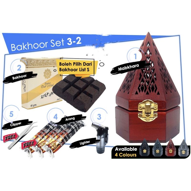 New Arrival##Arabic Bukhoor Set with Bukhoor Burner Stand, Self Burning ...