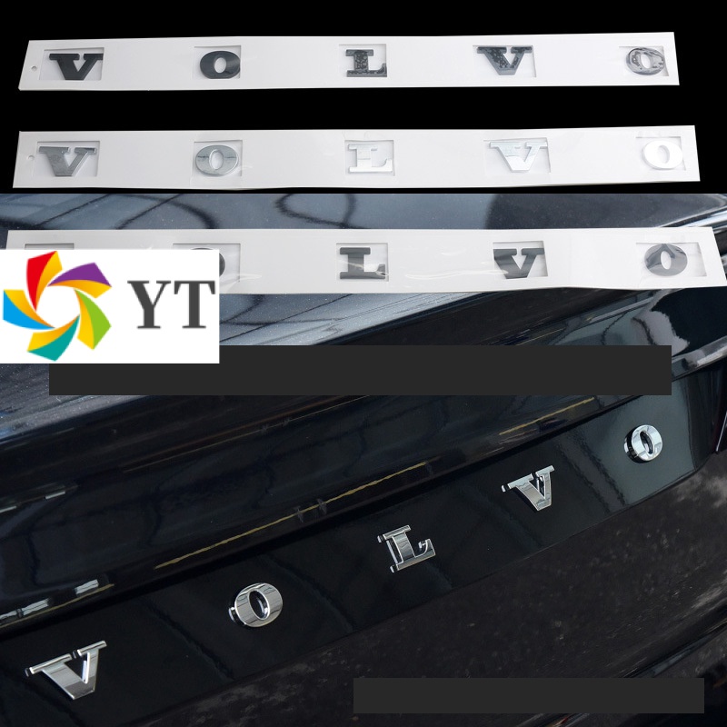 Volvo Letter Car Sticker Rear Trunk Car Logo XC60 S40 S60 XC90 S90 ...