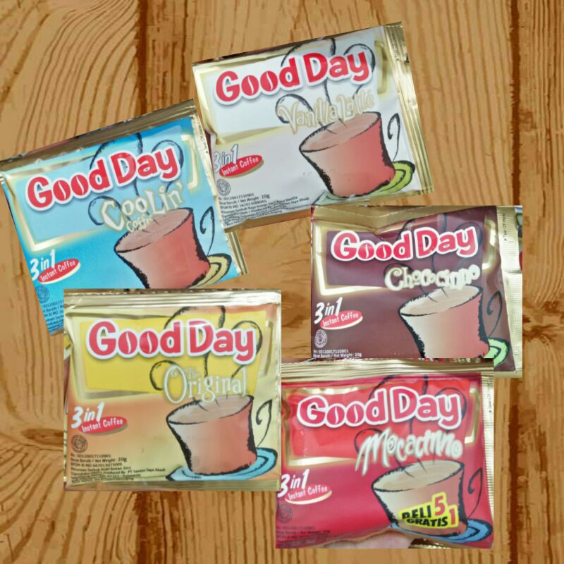 Good Day 3 in 1 Instant Coffee 20 gr | Shopee Malaysia