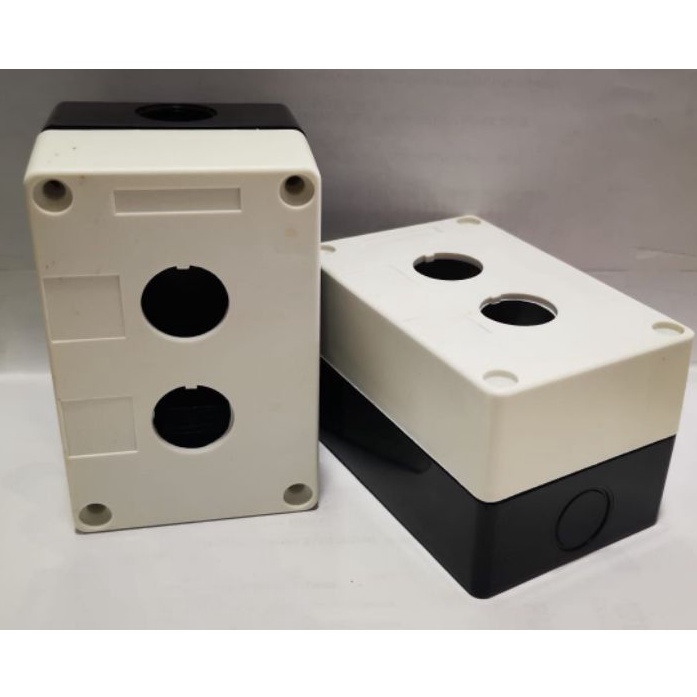 Push Button Switch Control Station Box 22mm 2Button hole Waterproof ...