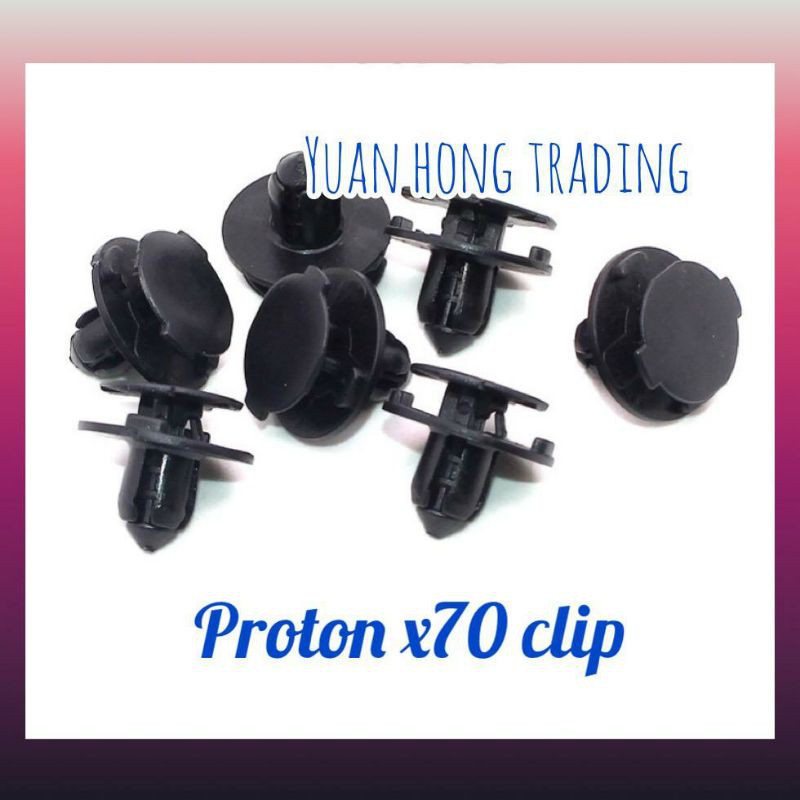 (20pc) Bumper Clip Proton X70 Engine Bay Cover Bumper Clip klip Bonet ...