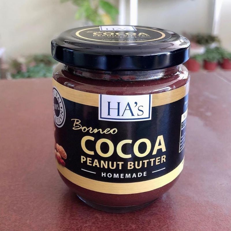 HA's Borneo Cocoa Peanut Butter [No Oil*No Sugar] Pure*Rich*Fresh ...