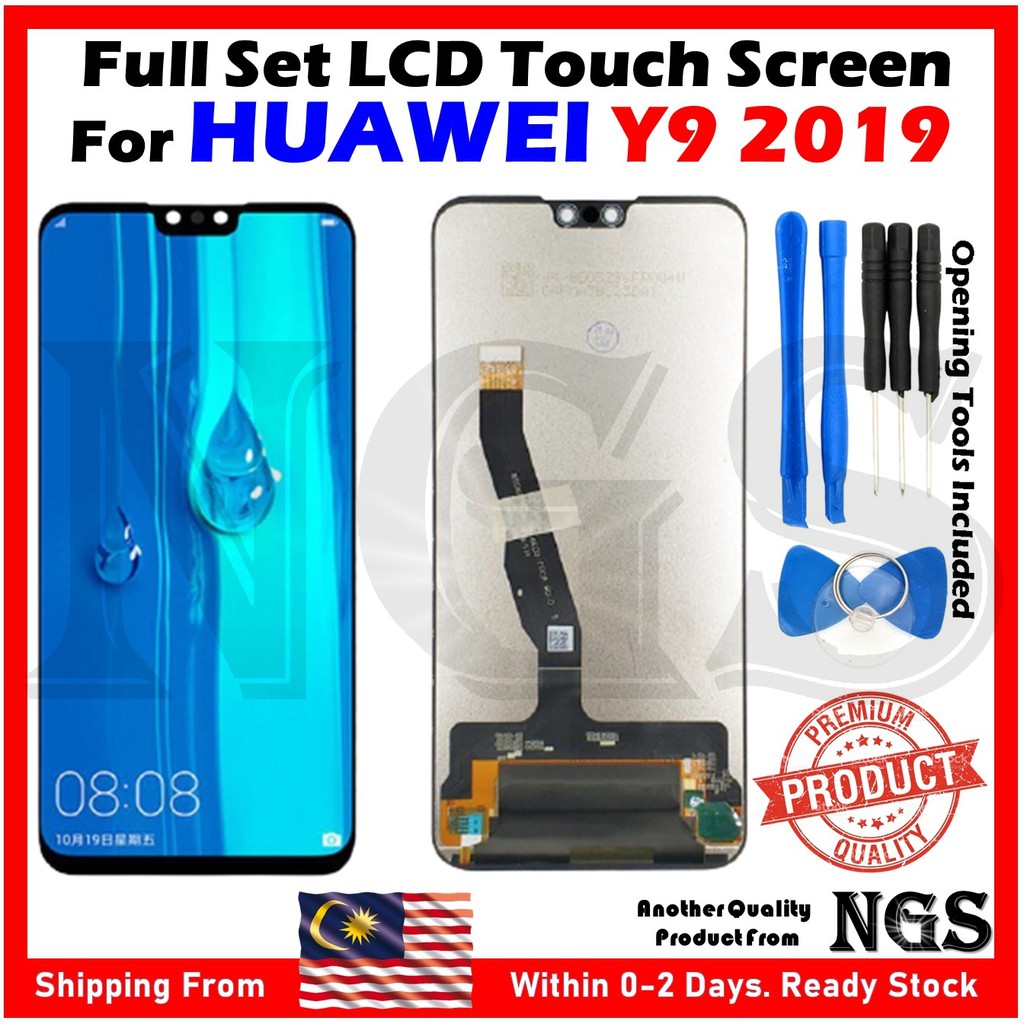 ORIGINAL NGS Brand Full Set LCD Screen Compatible With HUAWEI Y9 2019 ...