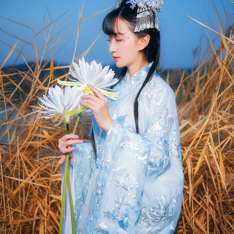 Hanfu Handheld Props Lotus Epiphany Artificial Artificial Flowers ...