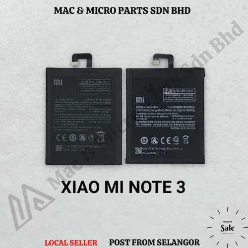MG BRAND NOTE 3 BATTERY MODEL BM3A (3500mAh) | Shopee Malaysia