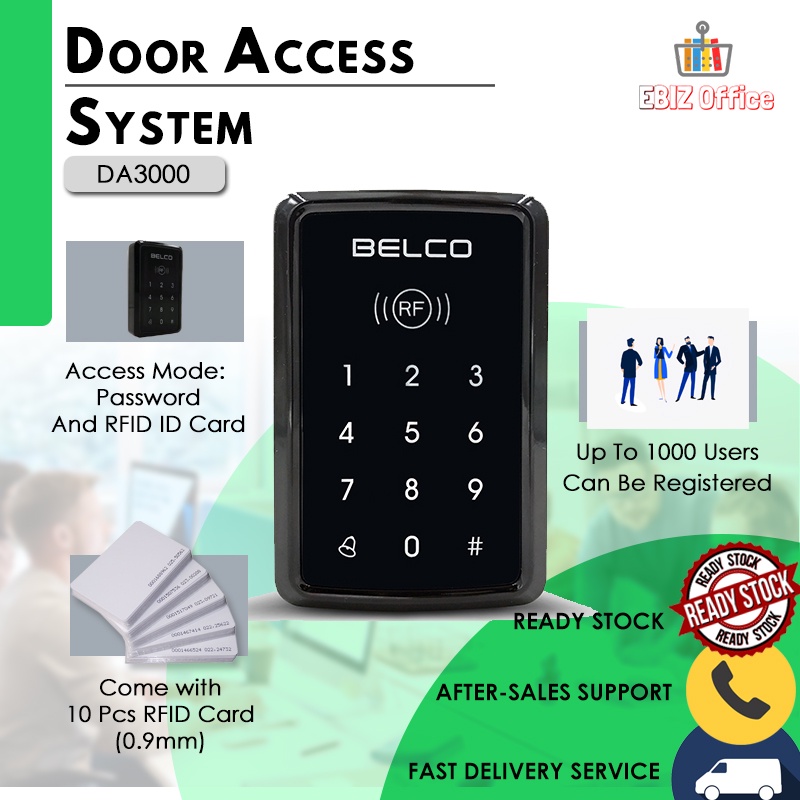 BELCO Door Access Card Reader DA3000 | Belco Door Access System | Belco ...