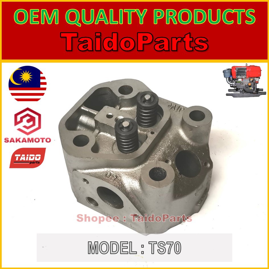 Yanmar TS50 TS60 TS70 TS105 TS130 TS155 TS180 Engine cylinder head complete | Shopee Malaysia