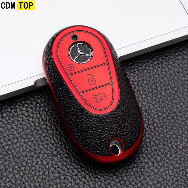 Benz Car Key Case Cover Shell for Mercedes Benz 2021 C Class S Class ...