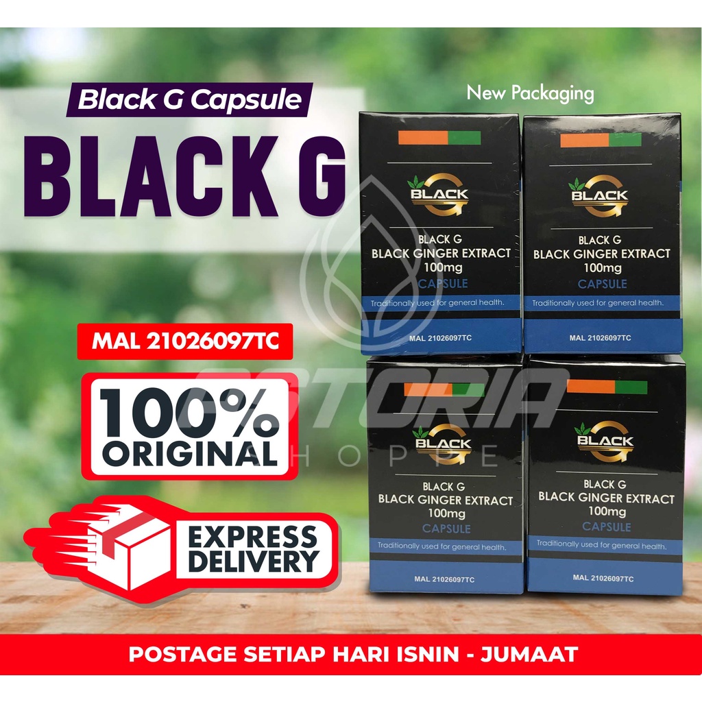 Original Black G Capsule-Berdaftar KKM | Shopee Malaysia