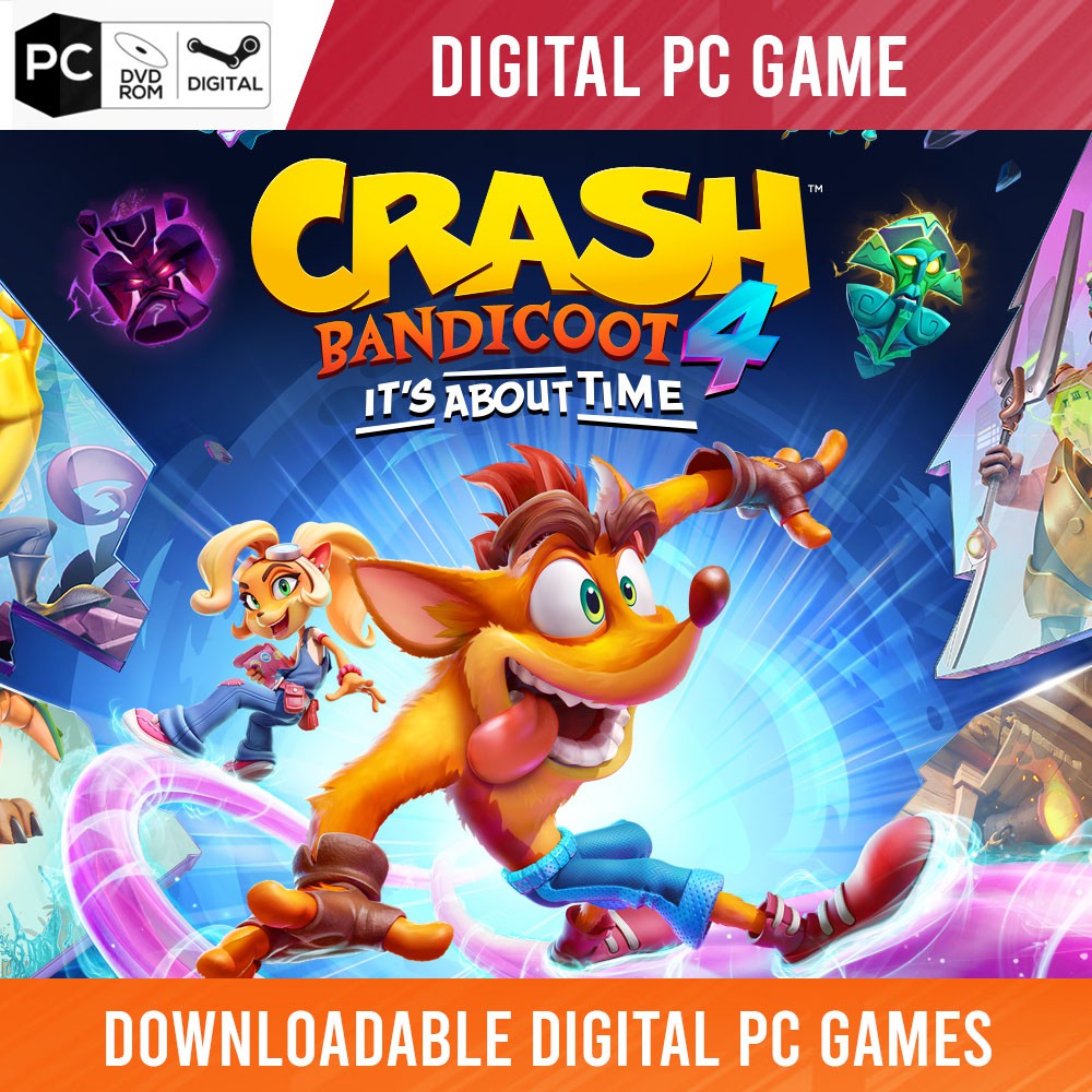 [PC Digital] Crash Bandicoot 4 Its About Time DVD OFFLINE DIGITAL ...