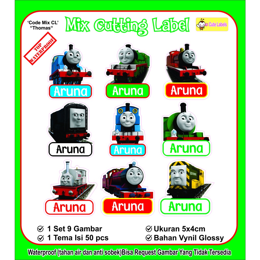 Mix Cutting THOMAS Label | Shopee Malaysia