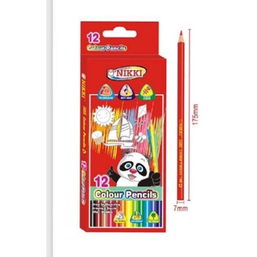 Nikki Colour Pencil 12''c CPL188-12 | Shopee Malaysia