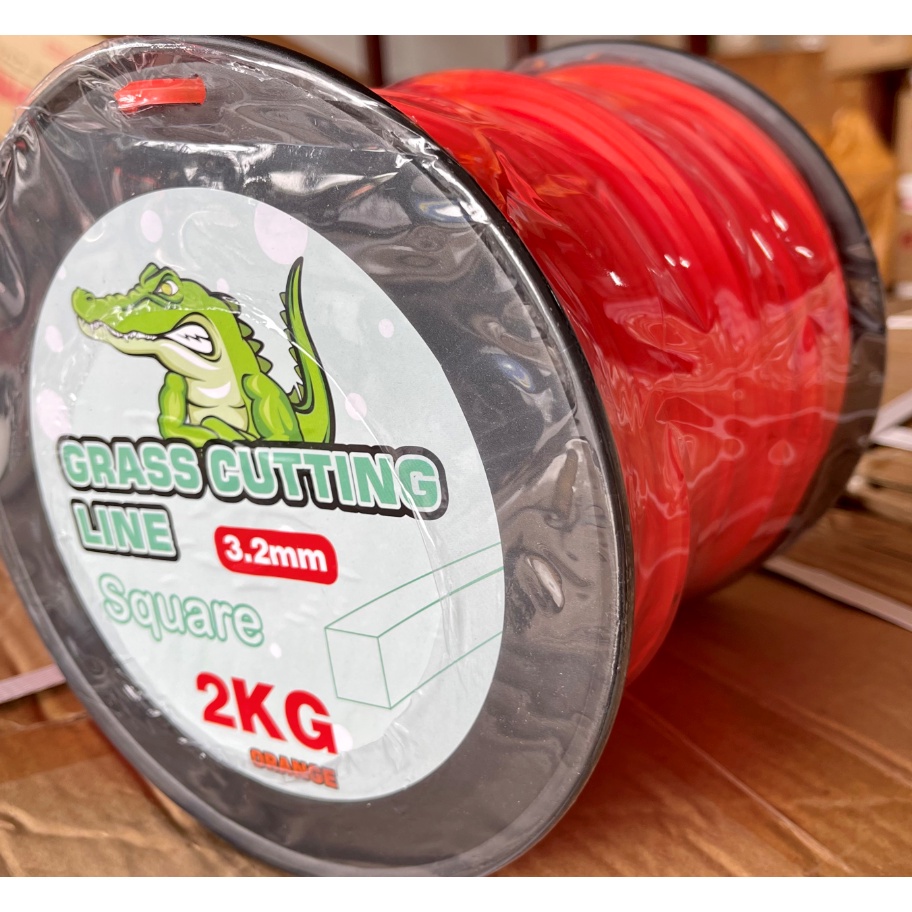 2KG 3.2mm Nylon Trimmer Line / Tali Mesin Rumbut / Grass Cutting Line ...