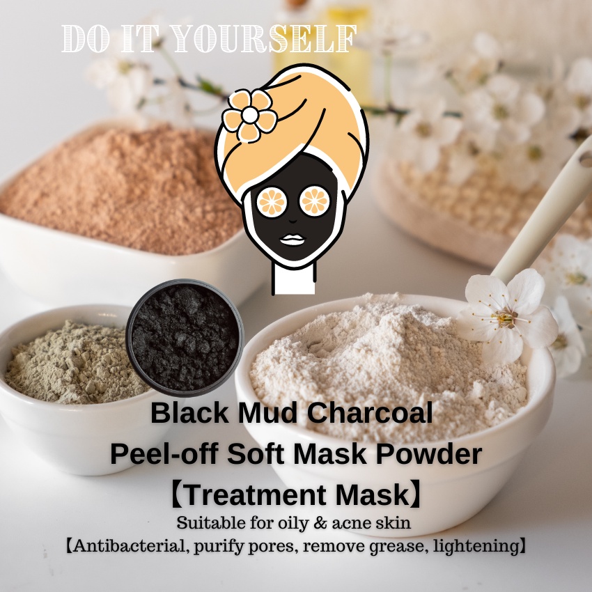 Black Mud Premium Peel-Off Soft Powder Mask Face Mask Treatment Mask ...